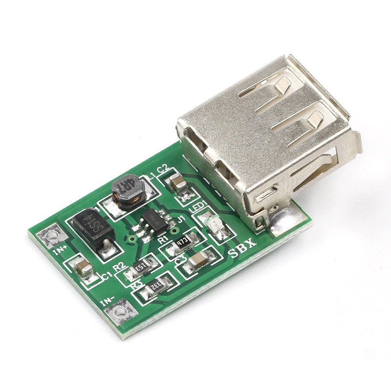 0.9V ~ 5V to 5V 600mA USB Output Charger Step Up (Boost) Power Module ...